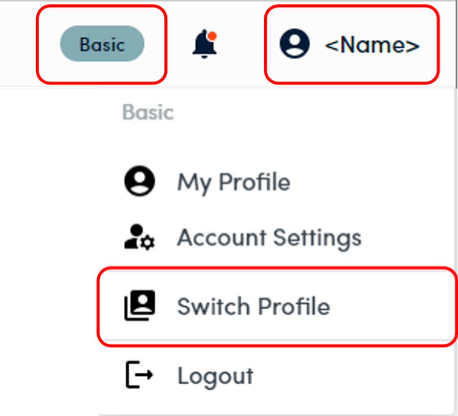 Switch Profile Image